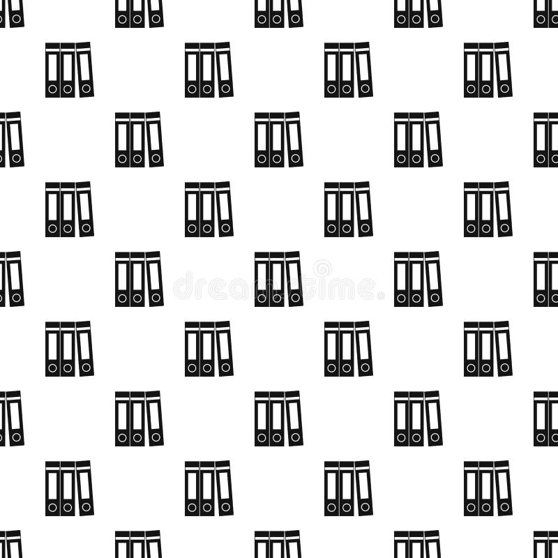 Office Folders with Documents Pattern Vector Stock Vector ...