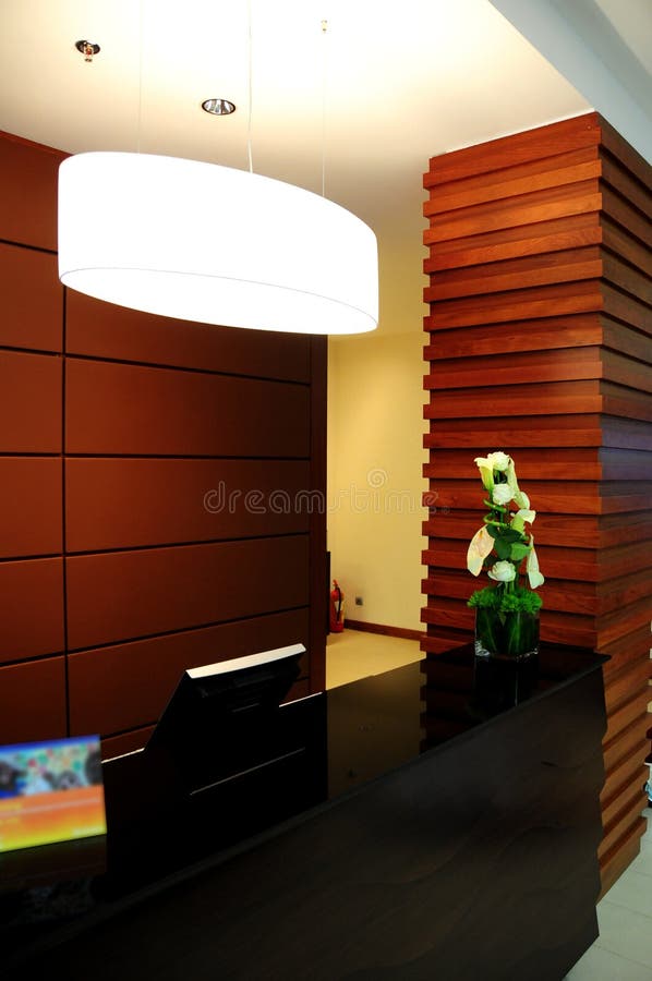 Office Front Desk stock image. Image of design, vase, object - 7383139