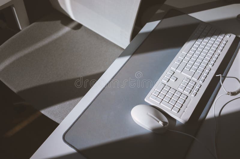 Office Furniture from Above Stock Image - Image of objects, table ...
