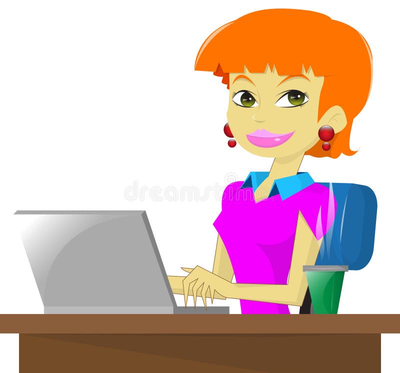 Office Distractions stock vector. Illustration of concentrate - 9401832