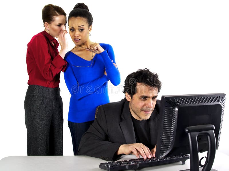 Office Gossip stock photo. Image of harassment, couple - 37733982
