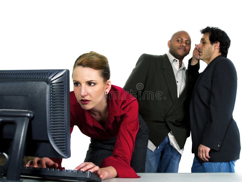 Office gossip stock photo. Image of harassment, betray - 23845172
