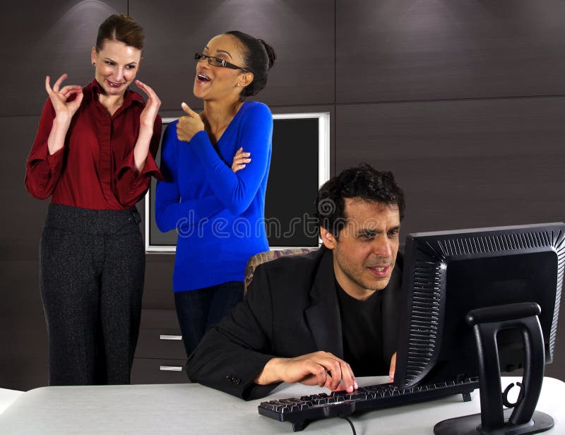 Office Gossip stock photo. Image of harassment, couple - 37733982