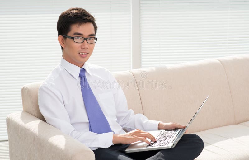 Office guy stock image. Image of eyeglasses, executive - 28183787