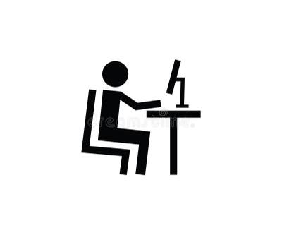 Stickman Working Computer Stock Illustrations – 431 Stickman Working ...