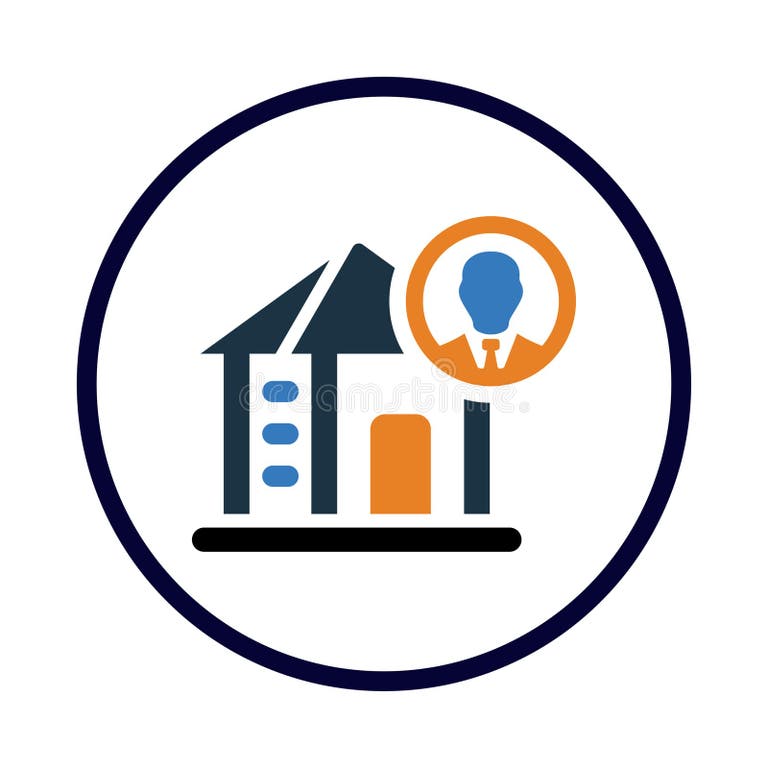 Office, Home, Man, People, Computer, Table, Work from Home Icon Stock ...