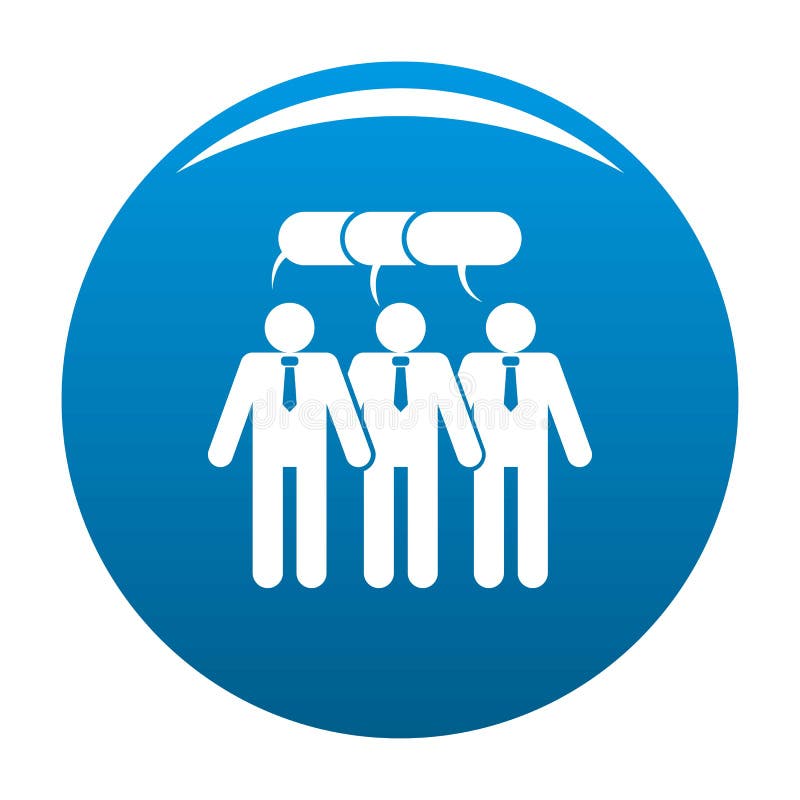 Office icon blue stock illustration. Illustration of teamwork - 123298962