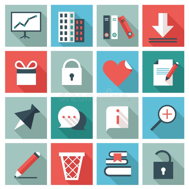 Book icons set stock vector. Illustration of bookshelf - 31583406