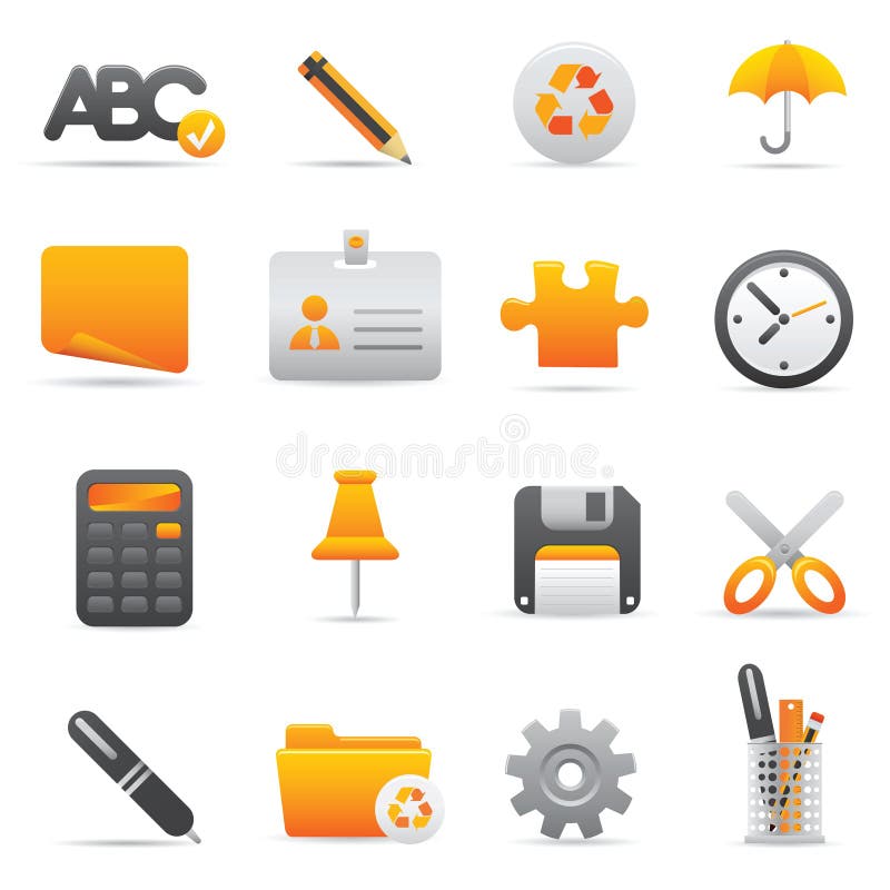 Business planning icons stock vector. Illustration of planning - 11437323