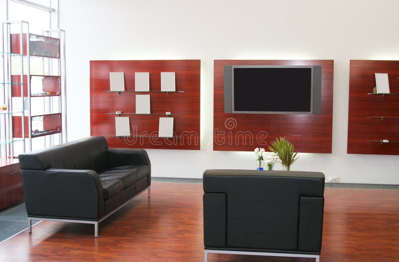 Office interior stock image. Image of frames, inside, abstract - 4017603