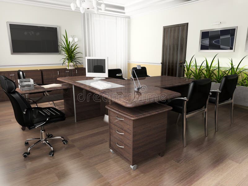 Office interior stock illustration. Illustration of office - 39471013