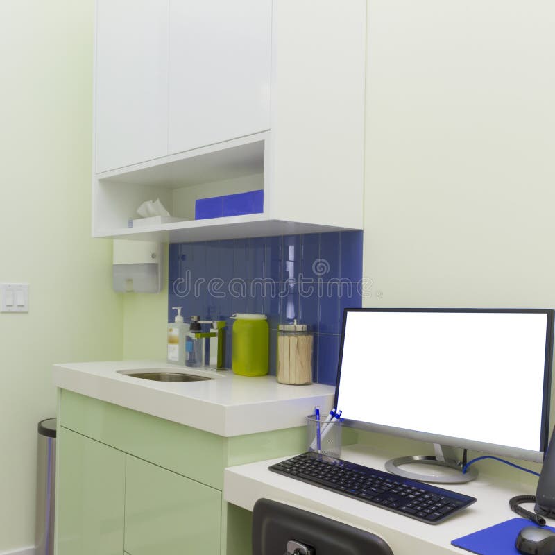 Science Modern Lab Interior Architecture. Stock Image - Image of ...