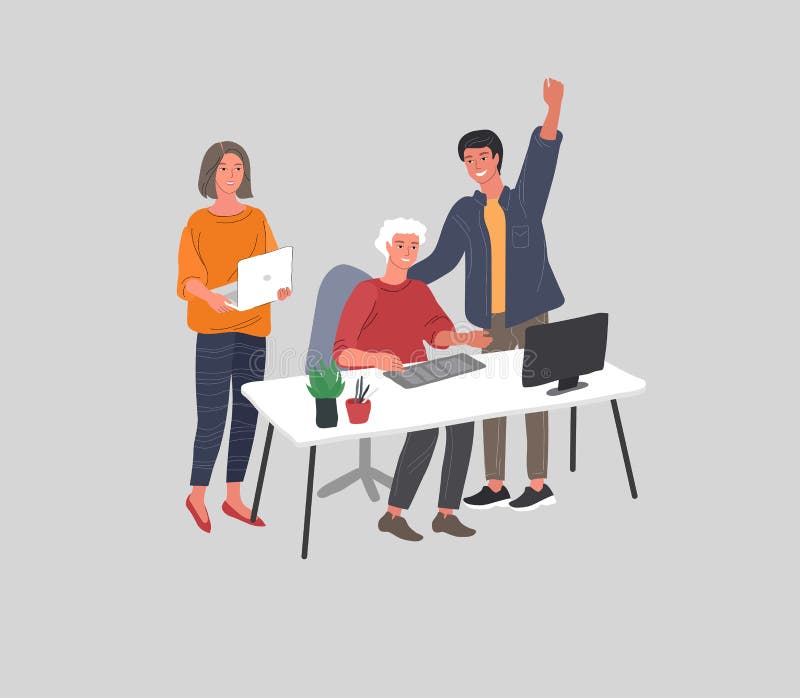 Office Trainee Stock Illustrations – 535 Office Trainee Stock ...