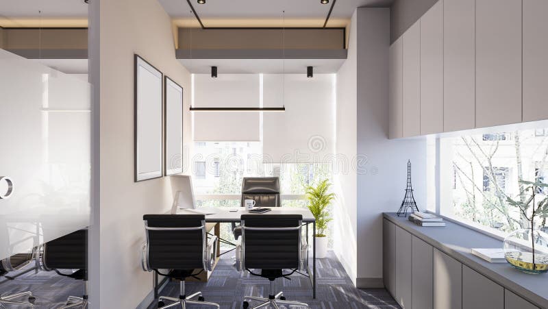 Office Interiors that Empower Inspiring Employee Engagement Stock ...