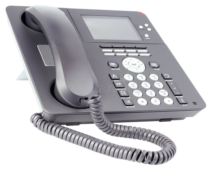 Office IP telephone set stock photo. Image of converse - 90368716