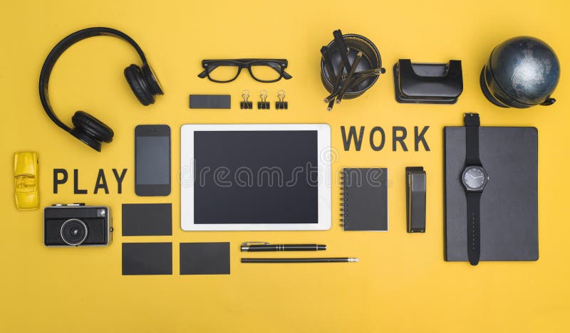 Hero Header Image of Desktop Stock Photo - Image of computer, camera ...