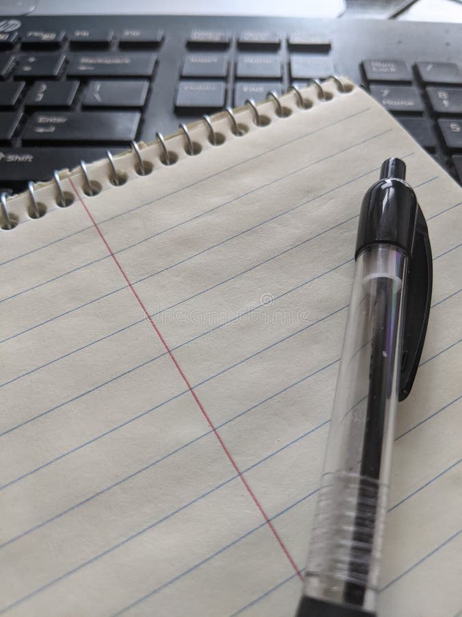 Office Keyboard, Notepad, Pen Stock Image - Image of office, notepad ...