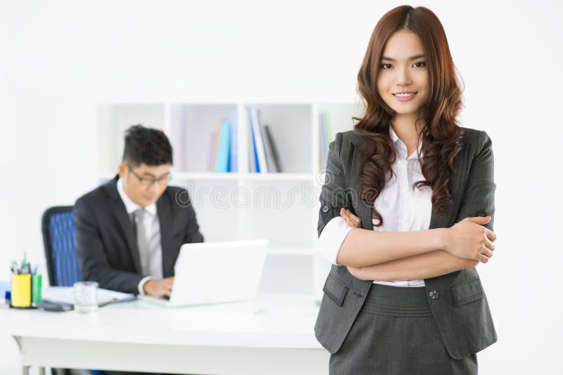 Office lady stock image. Image of ambitious, formalwear - 27752371