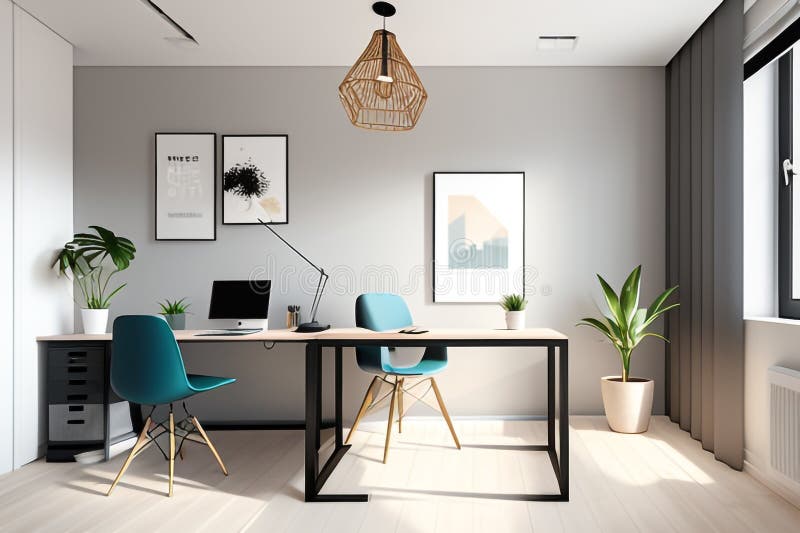 Office Layout Design stock illustration. Illustration of floor - 279096617