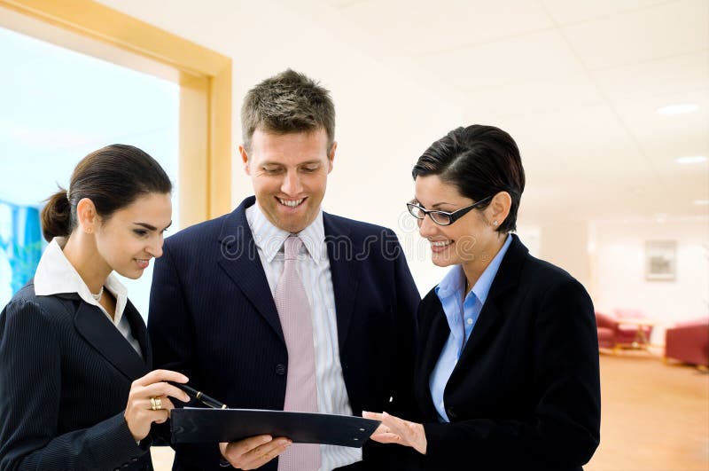 Office life stock image. Image of executive, businessteam - 3430079