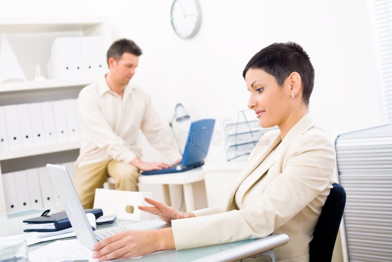 Office Life stock image. Image of business, laptop, caucasian - 4033747