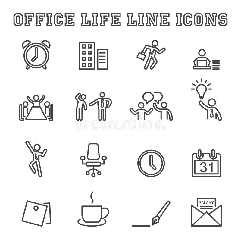 Office life vector banner stock vector. Illustration of hour - 87771247