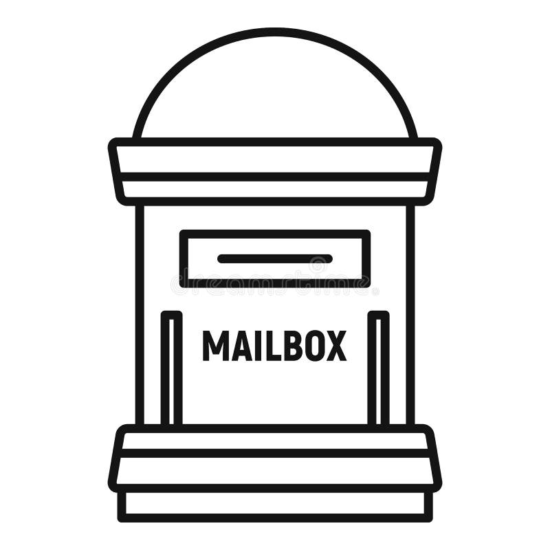 Full Mailbox Icon Flat Isolated Vector Stock Vector - Illustration of ...