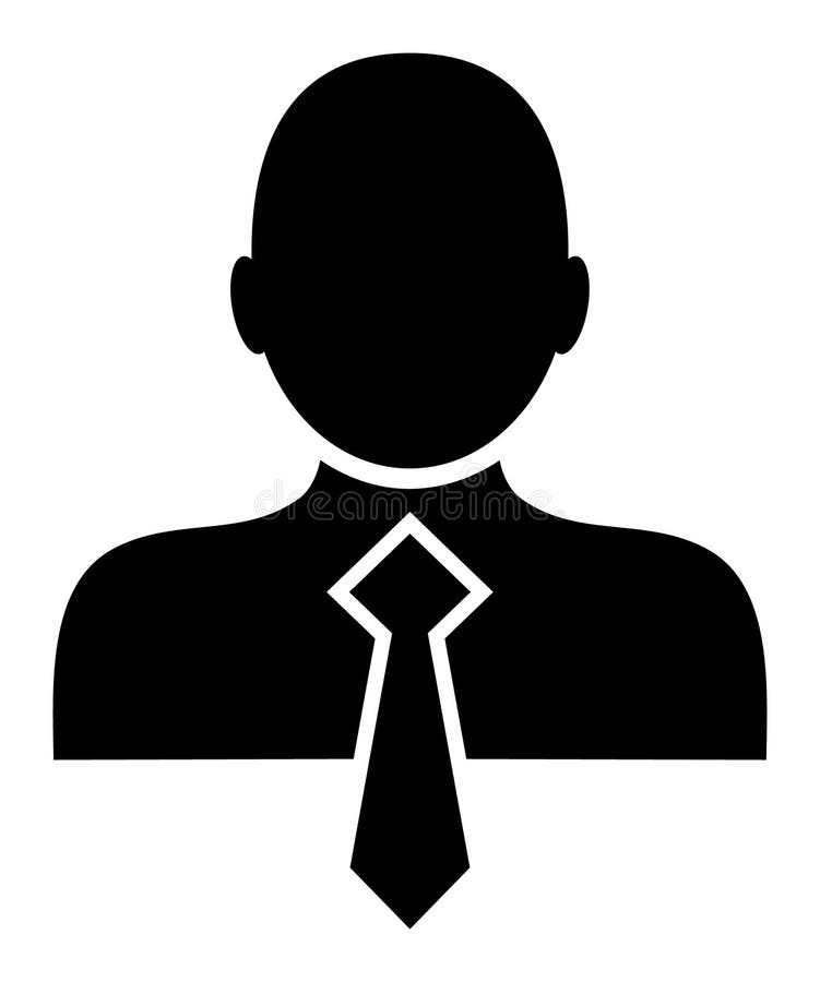 Office Man - Vector Icon Illustration Stock Vector - Illustration of ...