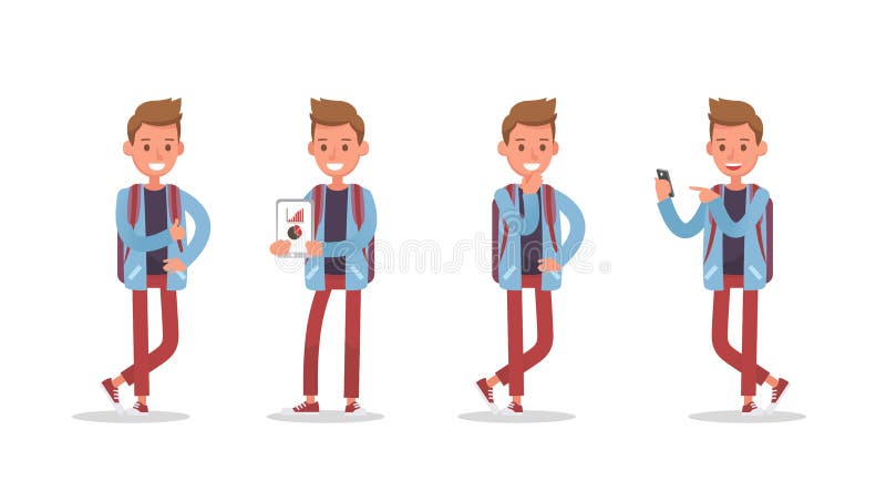 Office Man Worker Character Vector Design. No23 Stock Vector ...