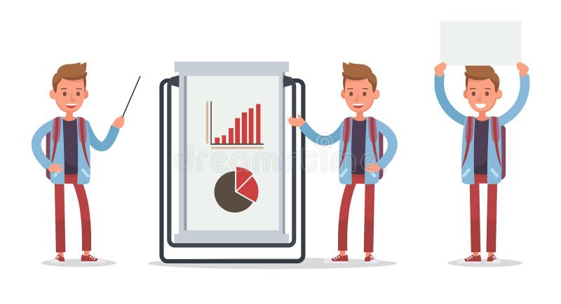 Office Man Worker Character Vector Design. No31 Stock Vector ...