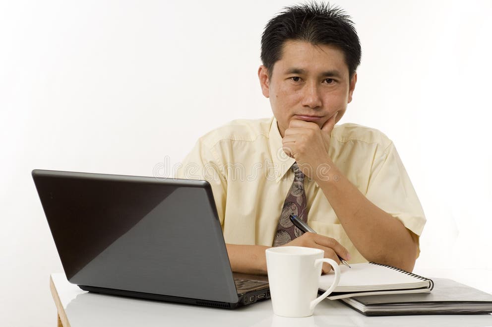 Office manager stock photo. Image of isolated, manager - 15435502