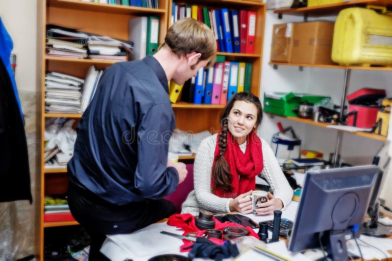 Office Managers in the Workplace Stock Photo - Image of executive ...