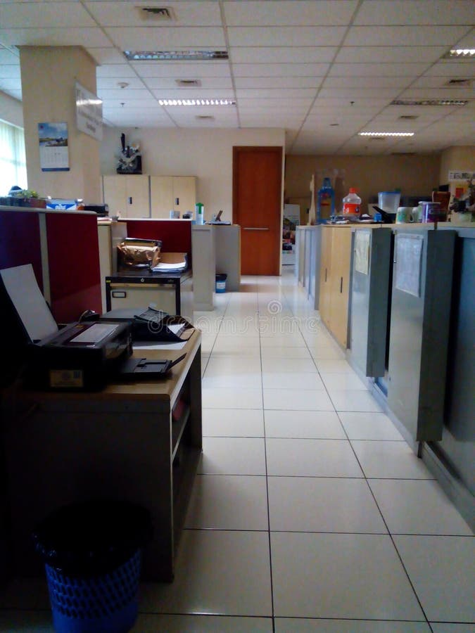 Office in the morning stock image. Image of office, morning - 75270733