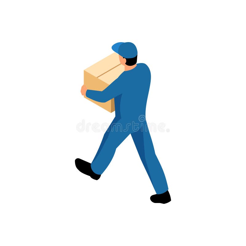 Office Relocation Isometric Flowchart Stock Vector - Illustration of ...