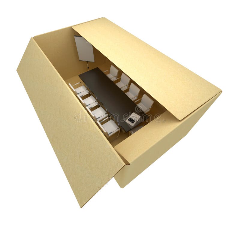 Office moving stock illustration. Illustration of office - 30890508