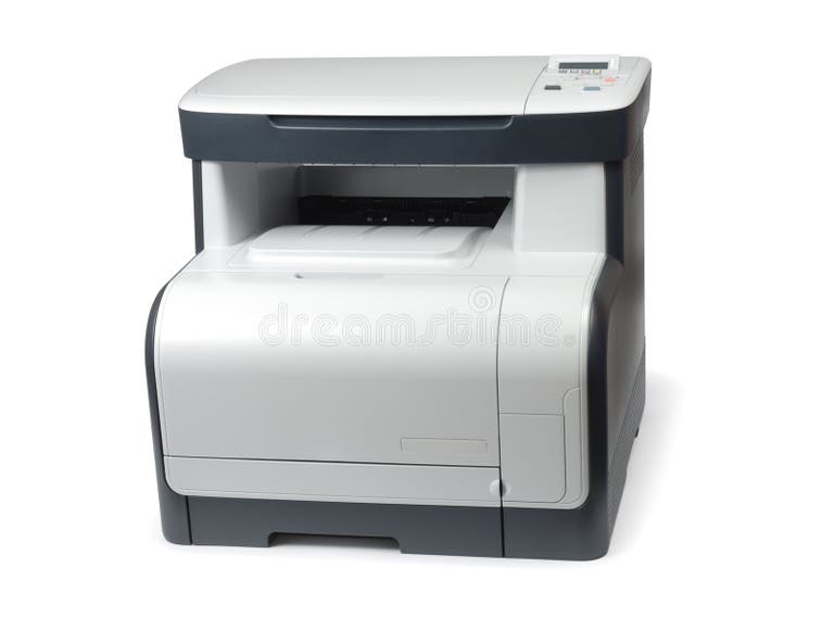 Office Multifunction Device Stock Photo - Image of paper, clipped: 11607462