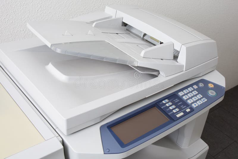 Office Multifunction Printer or Copy Machine Isolated Stock Photo ...