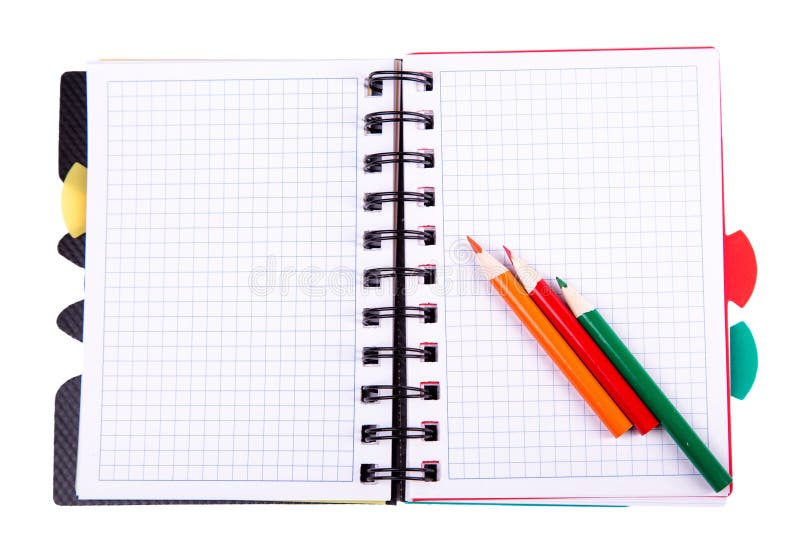 Office Notebook. Back To School Concept. Post it Note. Stock Photo ...