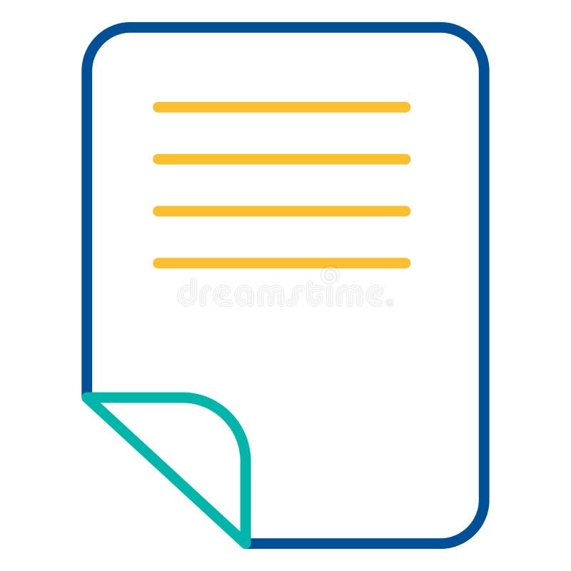 3d Notes folder icon stock illustration. Illustration of sign - 40136685