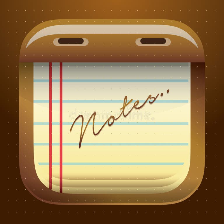 Office Notes. Vector Illustration Decorative Design Stock Vector ...