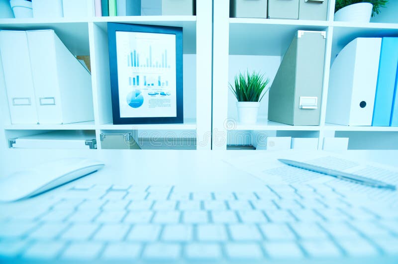 Office objects stock photo. Image of chart, keypad, diagram - 33494848