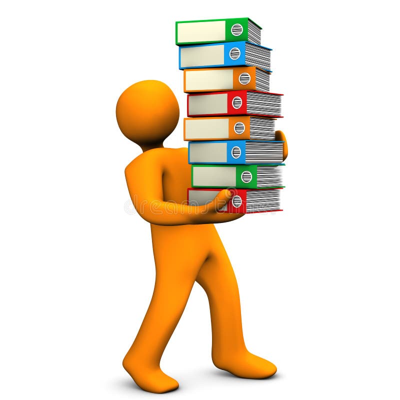 Office Organization stock illustration. Illustration of blue - 26635545