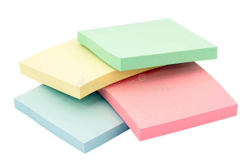 Office paper stock image. Image of clip, green, remember - 1705463