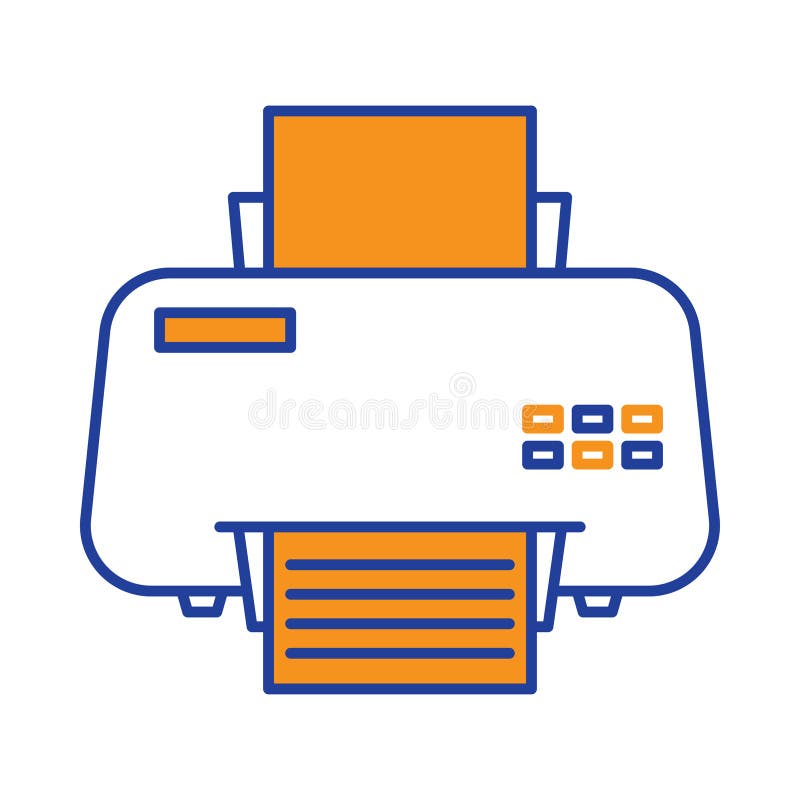 Office paper printer icon stock vector. Illustration of printer - 269694840
