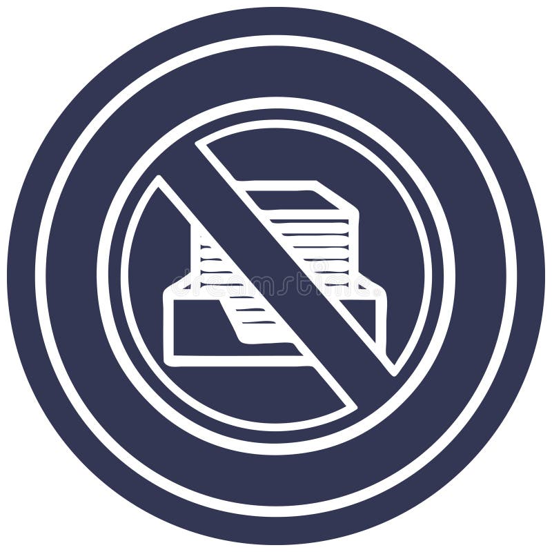 Office paperless icon stock vector. Illustration of paper - 147629828