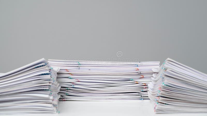 Time Lapse Studio Shot of Paper Sheets. Stop Motion Animation of ...
