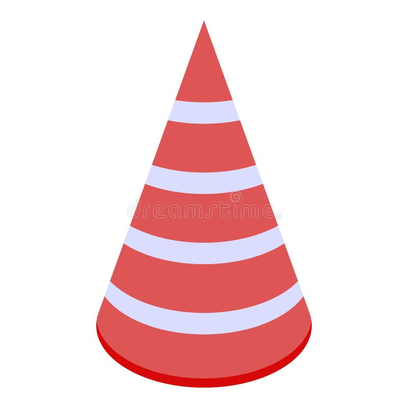 Birthday Cone Icon Isometric Vector. Party Hat Stock Vector ...