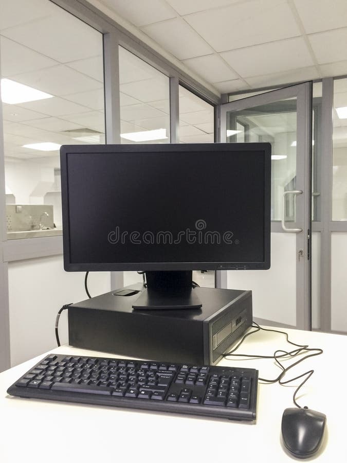 Office PC Workstation stock photo. Image of laboratory - 51962842