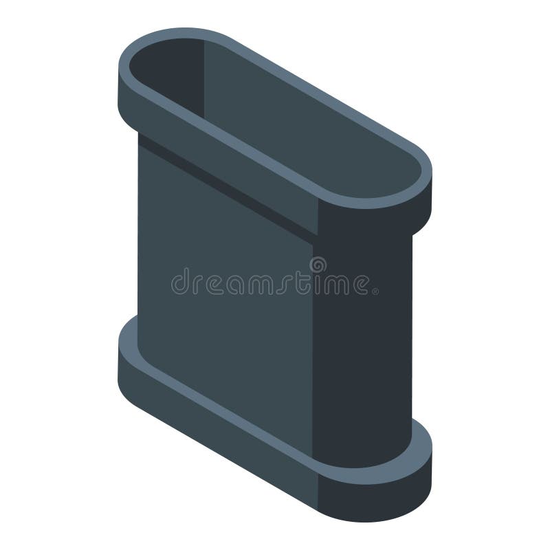 Office Pencil Stand Icon Isometric Vector. Black Design Stock ...