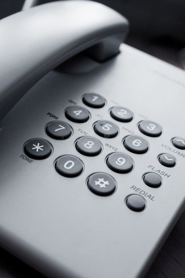 Office phone stock image. Image of numbers, equipment - 8071757